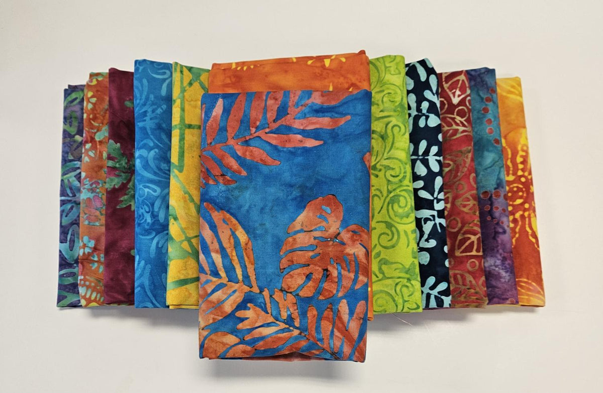 Batiks FQ 12 Bundle – The Sewing Gallery