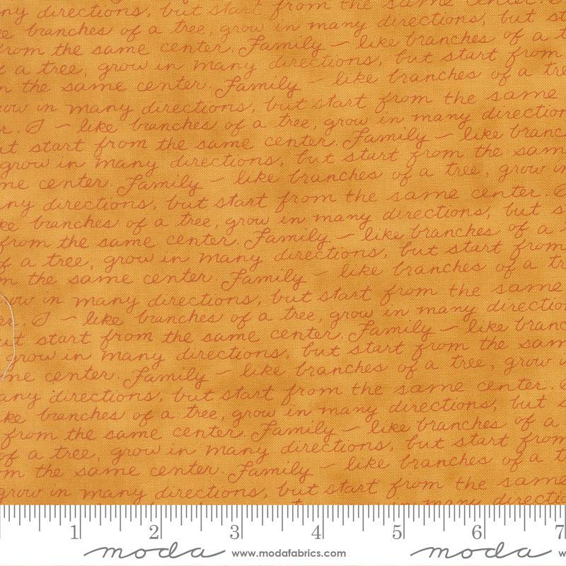 Family Tree Words in Golden – The Sewing Gallery