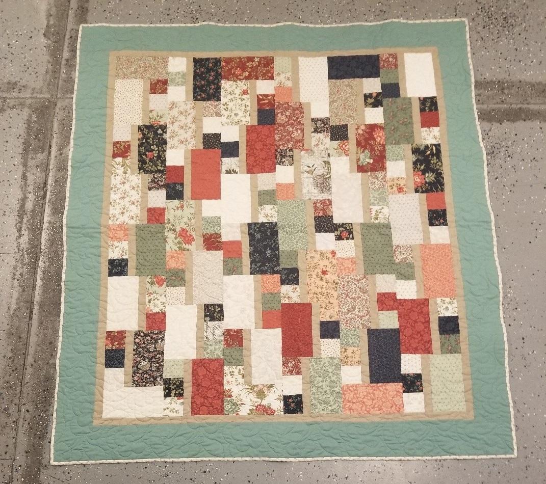 Shop Sample: Stacked Cupcakes in Rendezvous 56 x 62 inches – The Sewing Gallery