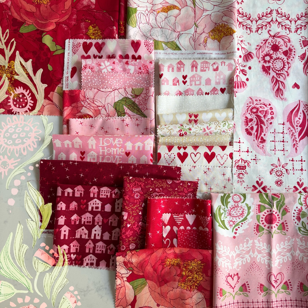 Darling Peony Fabric Collection | Quilt Fabrics at The Sewing Gallery