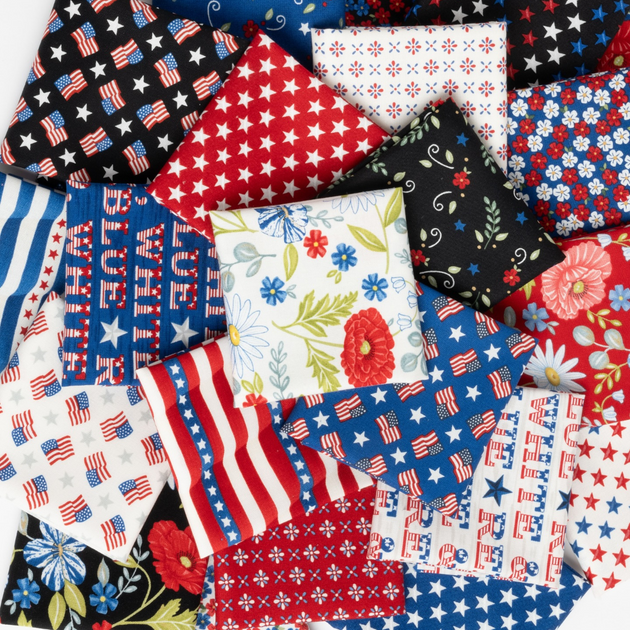 Red, White and Bloom by Deb Strain for Moda Fabrics – The Sewing Gallery