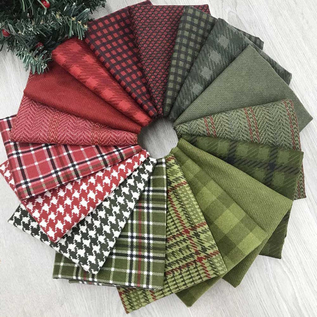 Yuletide Gatherings Flannels by Primitive Gatherings for Moda Fabrics ...