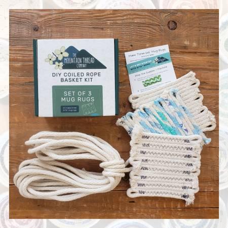 3 Mug Rugs with 5/16in Coiled Rope Basket Kit # 3MRKIT516 – The Sewing ...