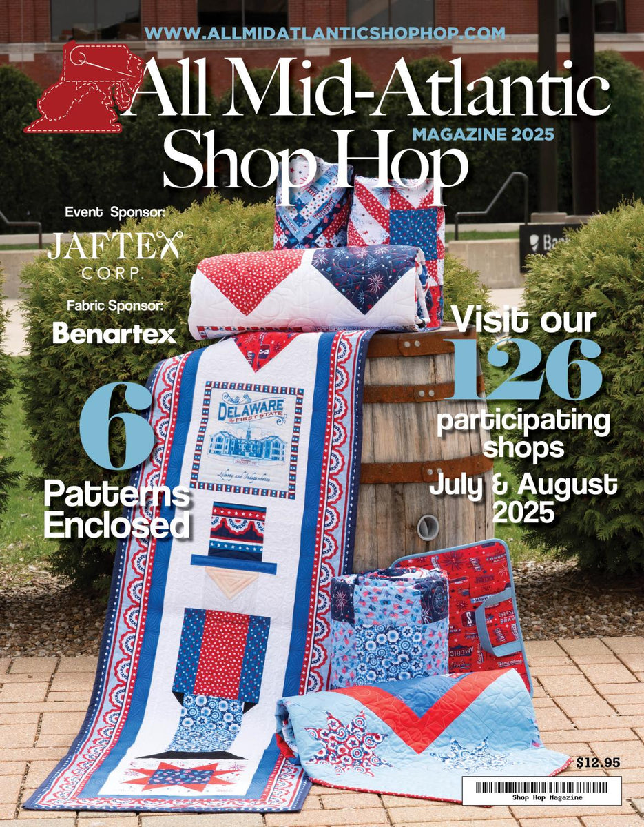 All Mid Atlantic Shop Hop 2025 Magazine! Patterns! – The Sewing Gallery