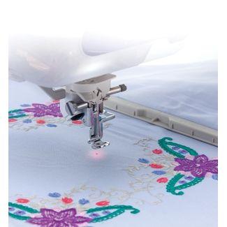 Brother SA197 Droplight Embroidery Foot with LED Pointer – The Sewing ...