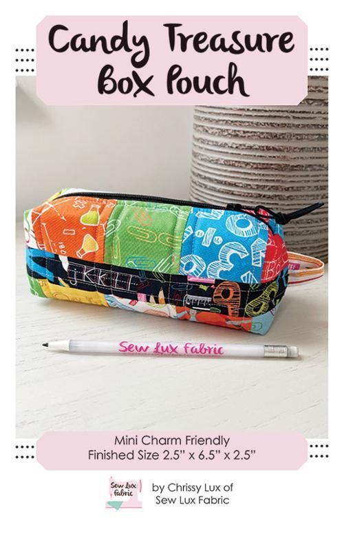 Candy Treasure Box Pouch Sew Lux Fabric - uses mini charm packs! – The ...