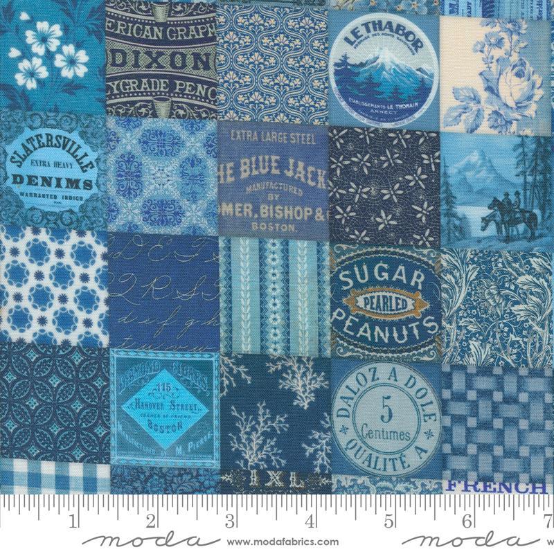 Curated in Color - Blue Patchwork – The Sewing Gallery