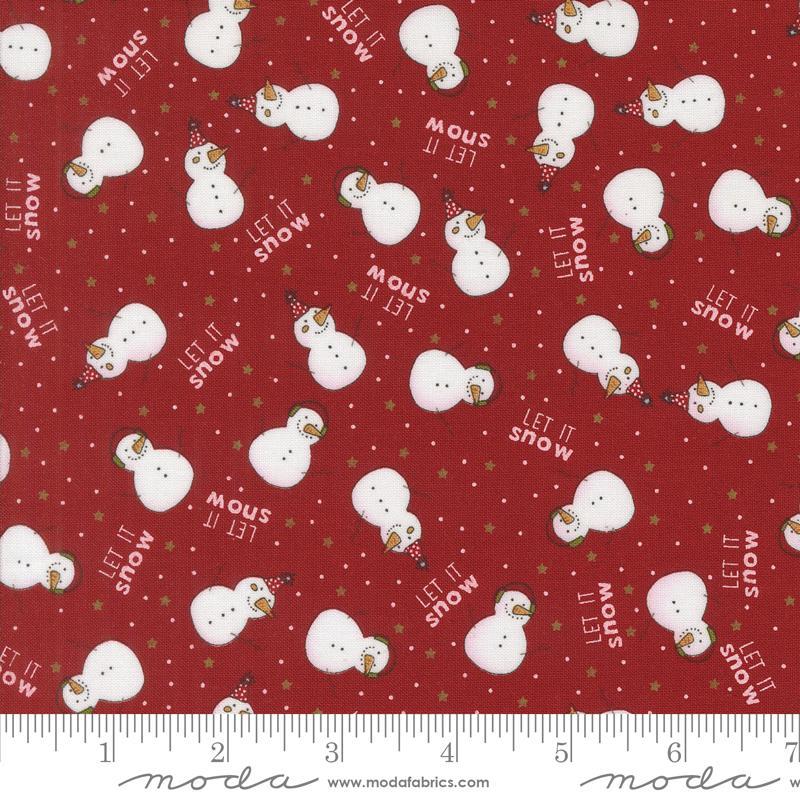 Emmitt & Ivy Snowmen in Red – The Sewing Gallery