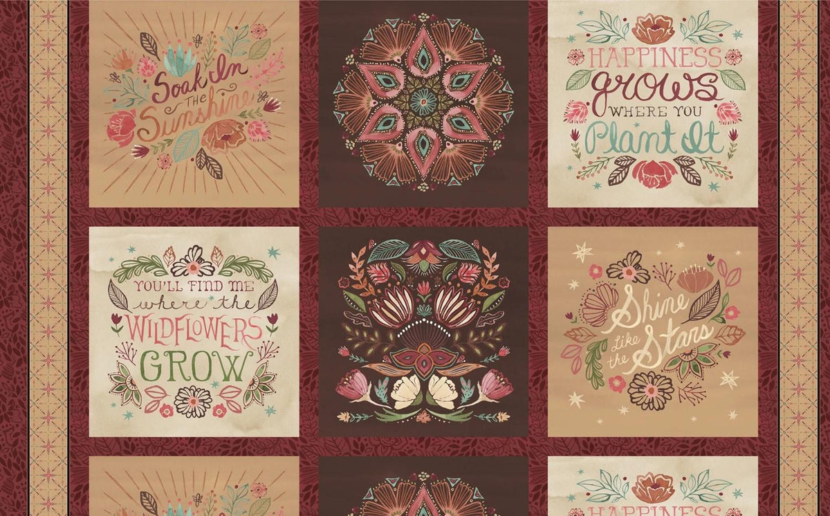 Floralscape Panel by Dina June for Wilmington Prints – The Sewing Gallery