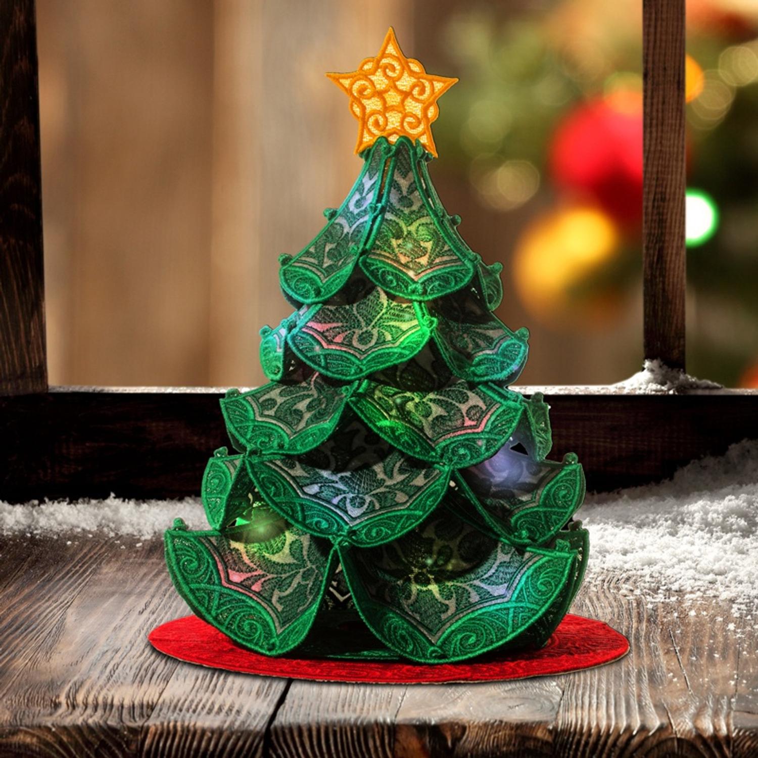 Freestanding Christmas Tree OESD – The Sewing Gallery