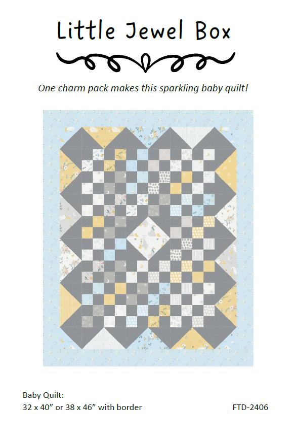 Little Jewel Box Baby Quilt Pattern by Flabby Tabby Designs – The ...