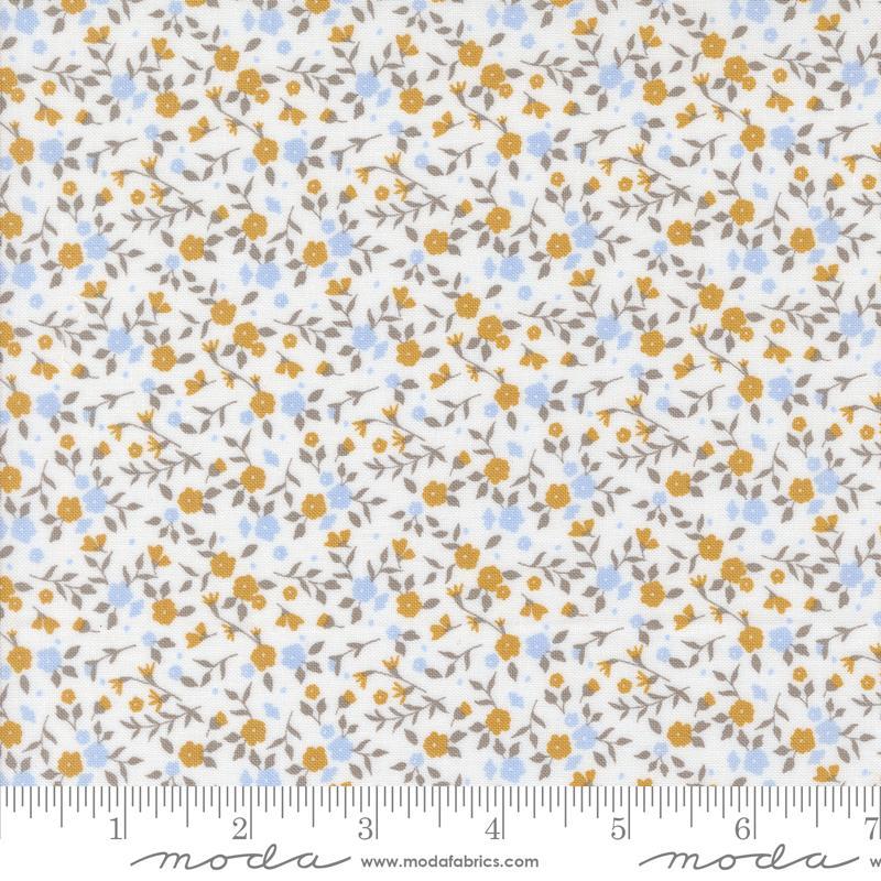 Sun Drenched - Small Floral in Cloud – The Sewing Gallery