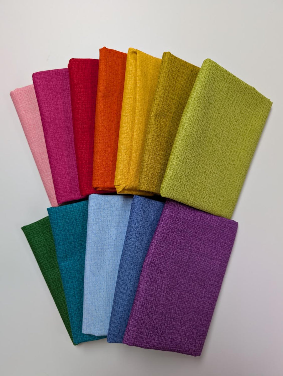 Thatched 12 Fat Quarter Bundle - Rainbow Colors! – The Sewing Gallery