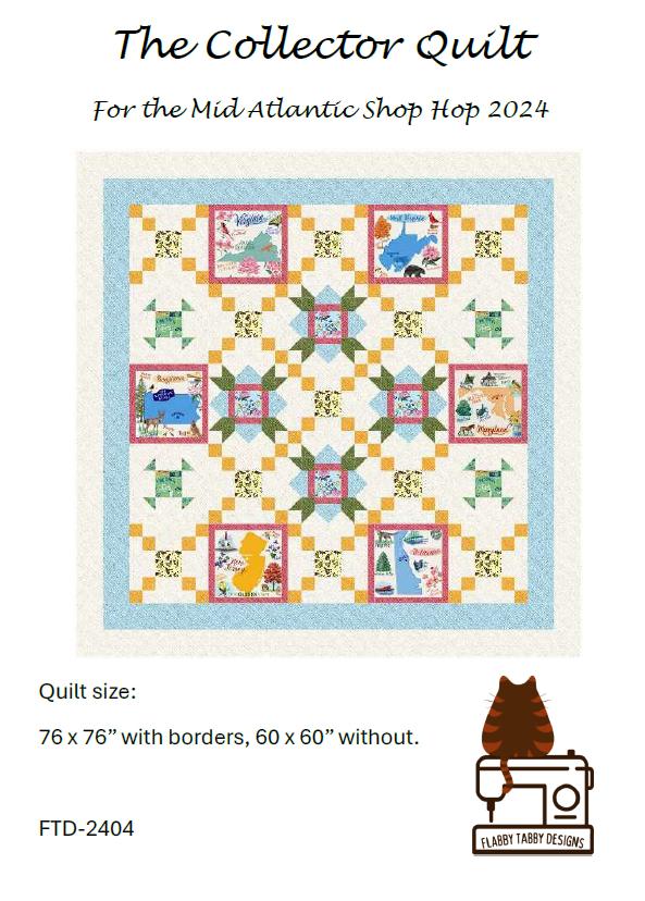The Collector Quilt Pattern - Mid Atlantic Shop Hop - Digital Download ...