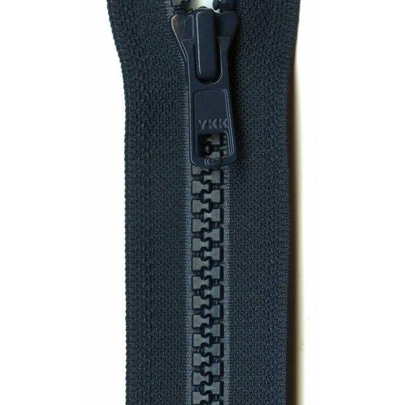 YKK 1 Way Reversible Separating 24 inch Zipper in Navy A560 Y47 – The ...