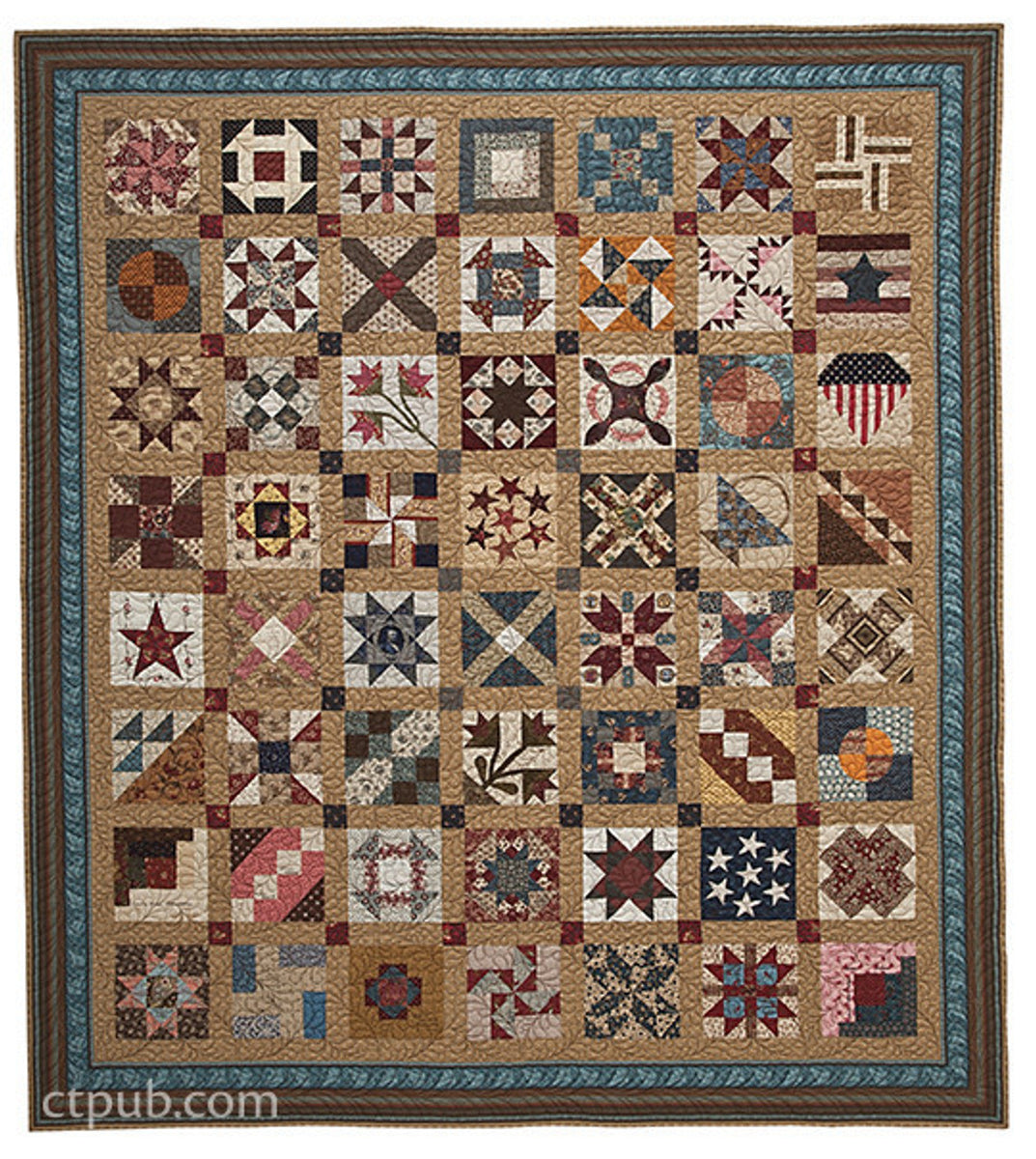 Civil War Sampler by Barbara Brackman - 50 Quilt Blocks with Stories f ...
