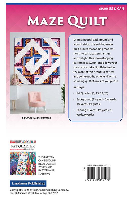 Maze Pattern Pack LAN 07772P Landauer#1 – The Sewing Gallery