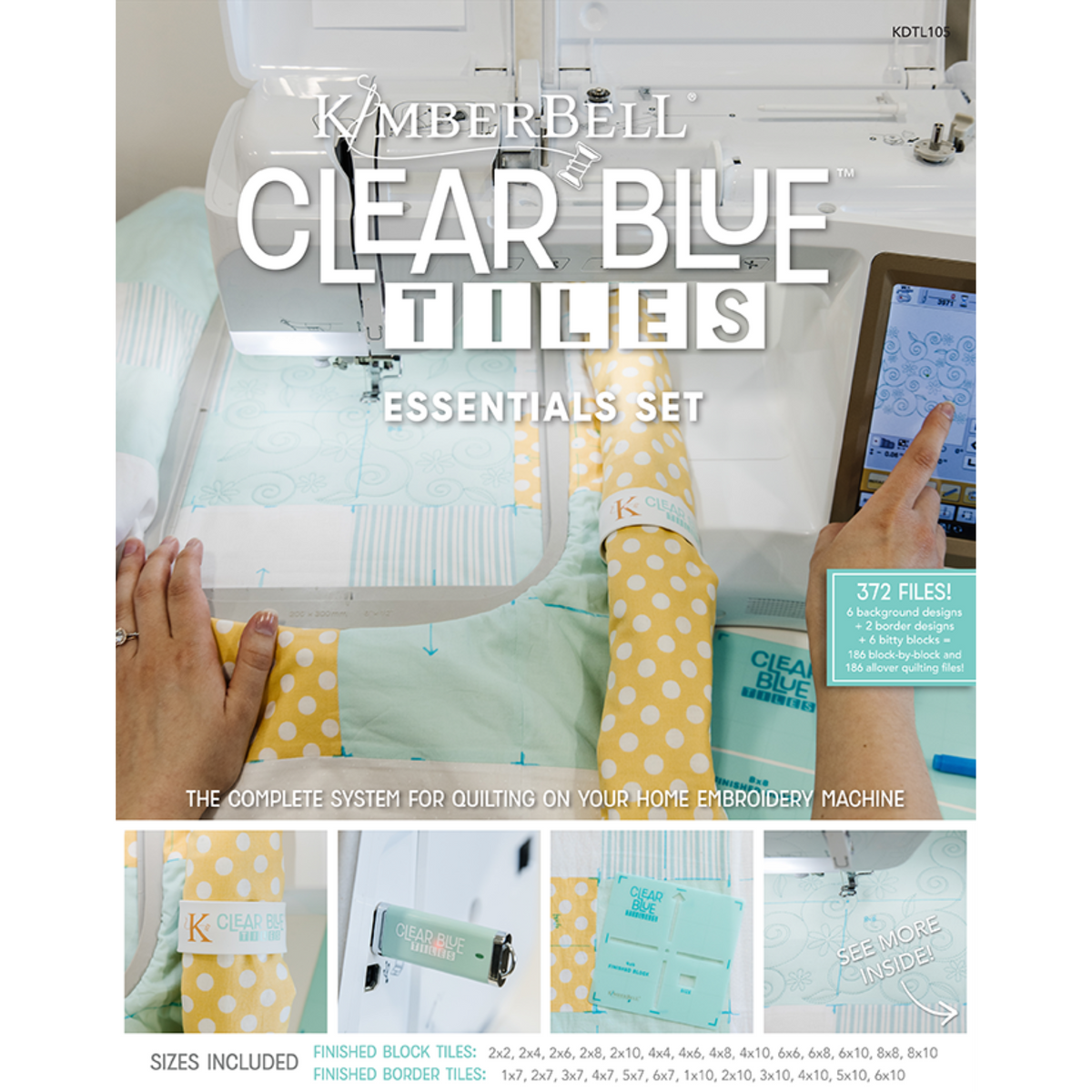 Clear Blue Tiles Essentials Set – The Sewing Gallery