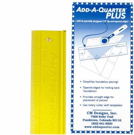 Add A Quarter Plus Ruler – The Sewing Gallery
