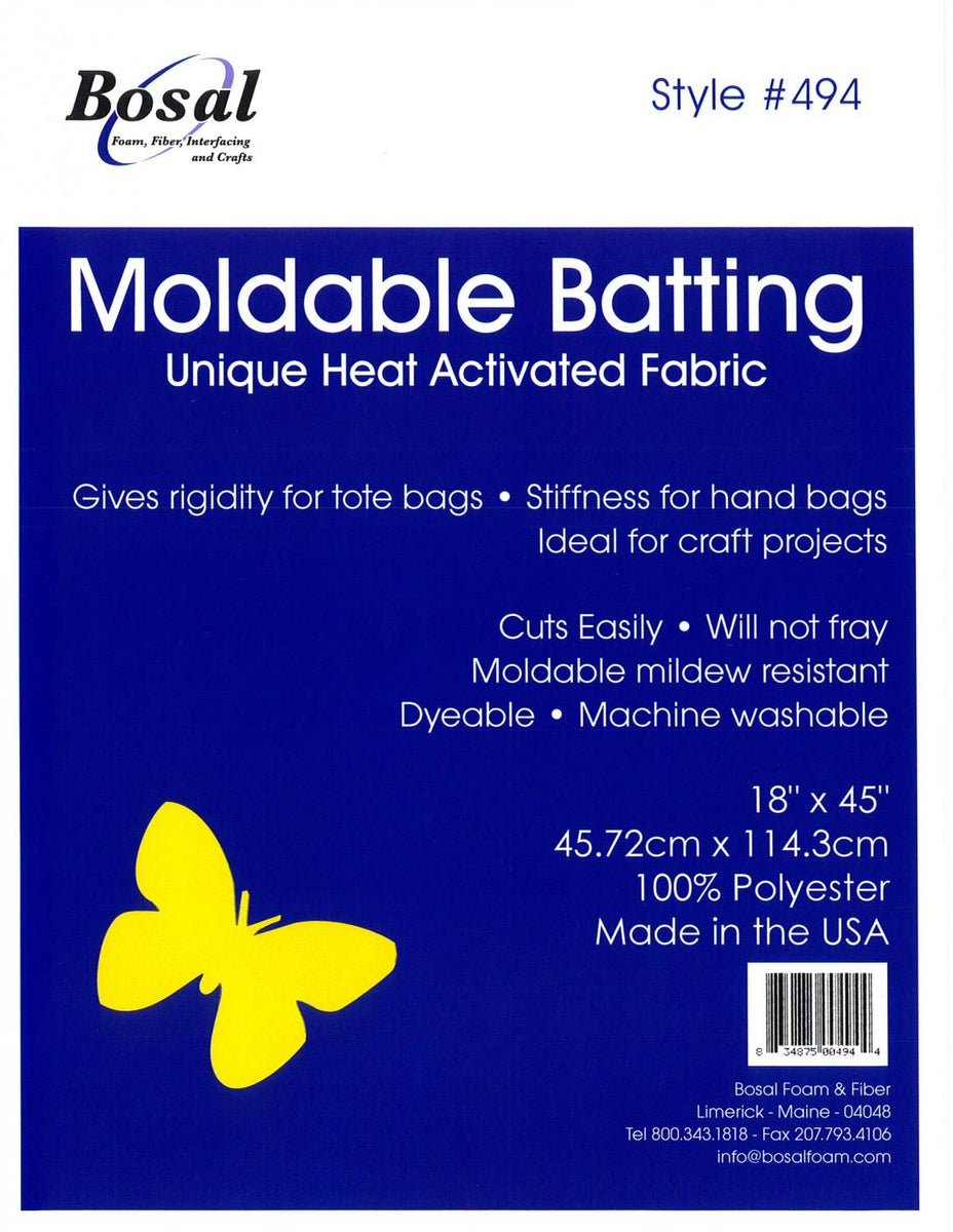 Bosal Moldable Batting - 18 x 45 inch White – The Sewing Gallery