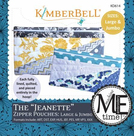 CD Jeanette Zip Pouch LG JMB Machine Emb – The Sewing Gallery
