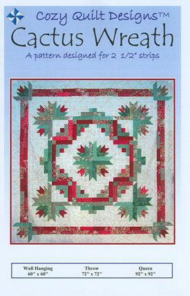 Cactus Wreath Jelly Roll CQ SRRCW Cozy Quilt Design#1 – The Sewing Gallery