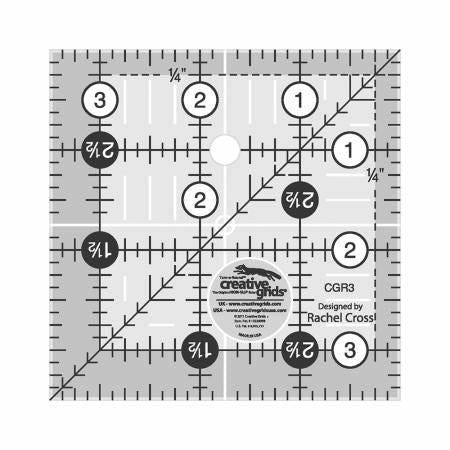 Creative Grid Ruler 3 1/2" – The Sewing Gallery