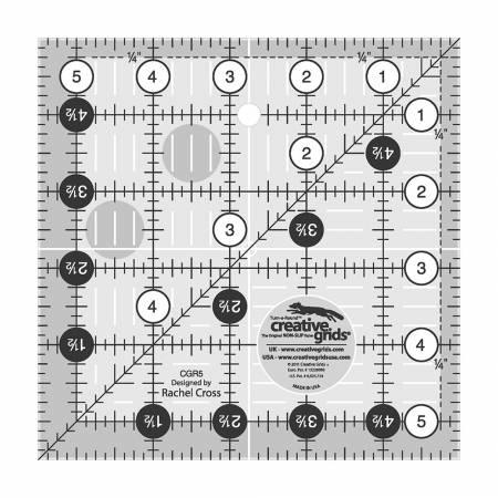 Creative Grids Quilt Ruler 5-1/2in Square – The Sewing Gallery