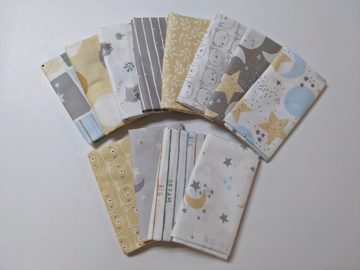 D is for Dream 12 Fat Quarter Bundle in Neutrals and Yellow – The ...