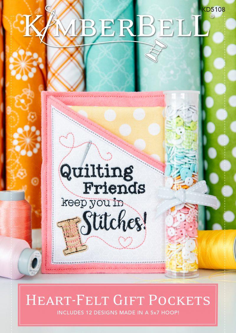 Kimberbell Heart - Felt Gift Pockets KD5108 – The Sewing Gallery