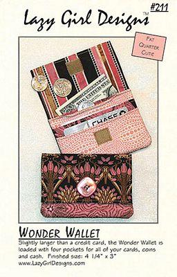 Lazy Girl Wonder Wallet Pattern – The Sewing Gallery