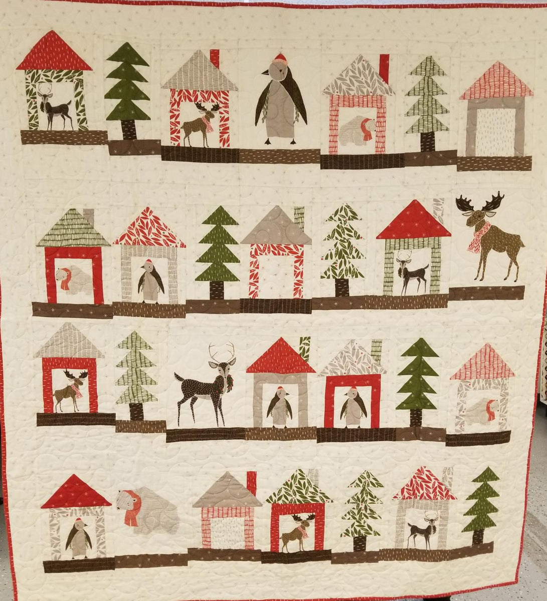 Merriment by Gingiber Finished Christmas Lap Quilt – The Sewing Gallery