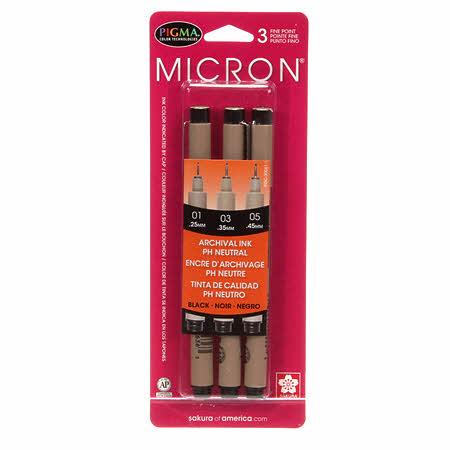 Micron Pigma Archival Ink Pens – The Sewing Gallery
