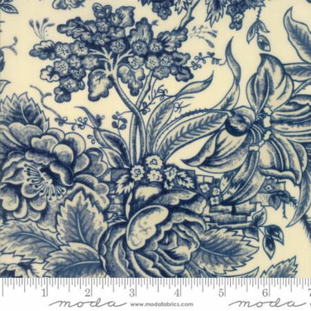 Rachel Remembered Cream Indigo – The Sewing Gallery