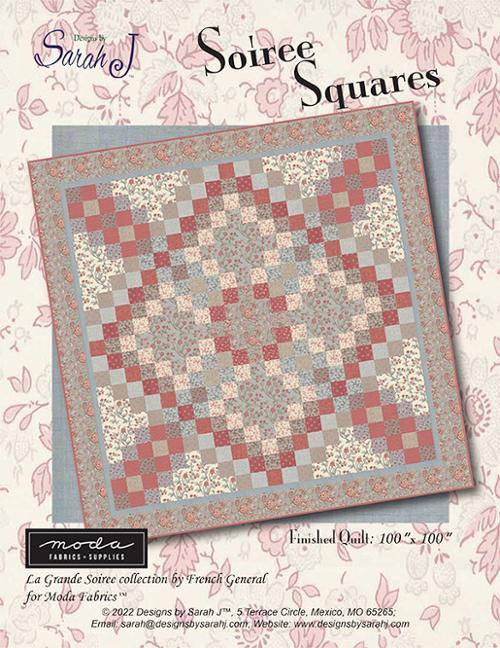 Soiree Squares Quilt Pattern – The Sewing Gallery